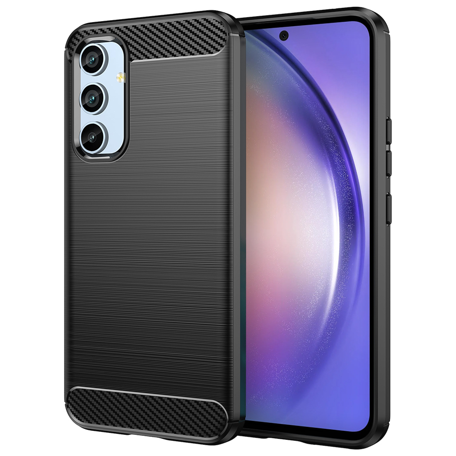 Flexi Slim Carbon Fibre Case for Samsung Galaxy A54 5G (Black)