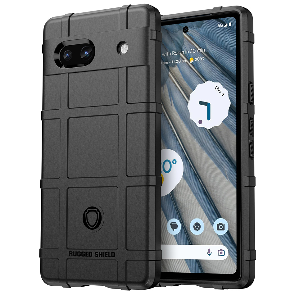 Anti Shock Grid Texture Shockproof Case For Google Pixel A