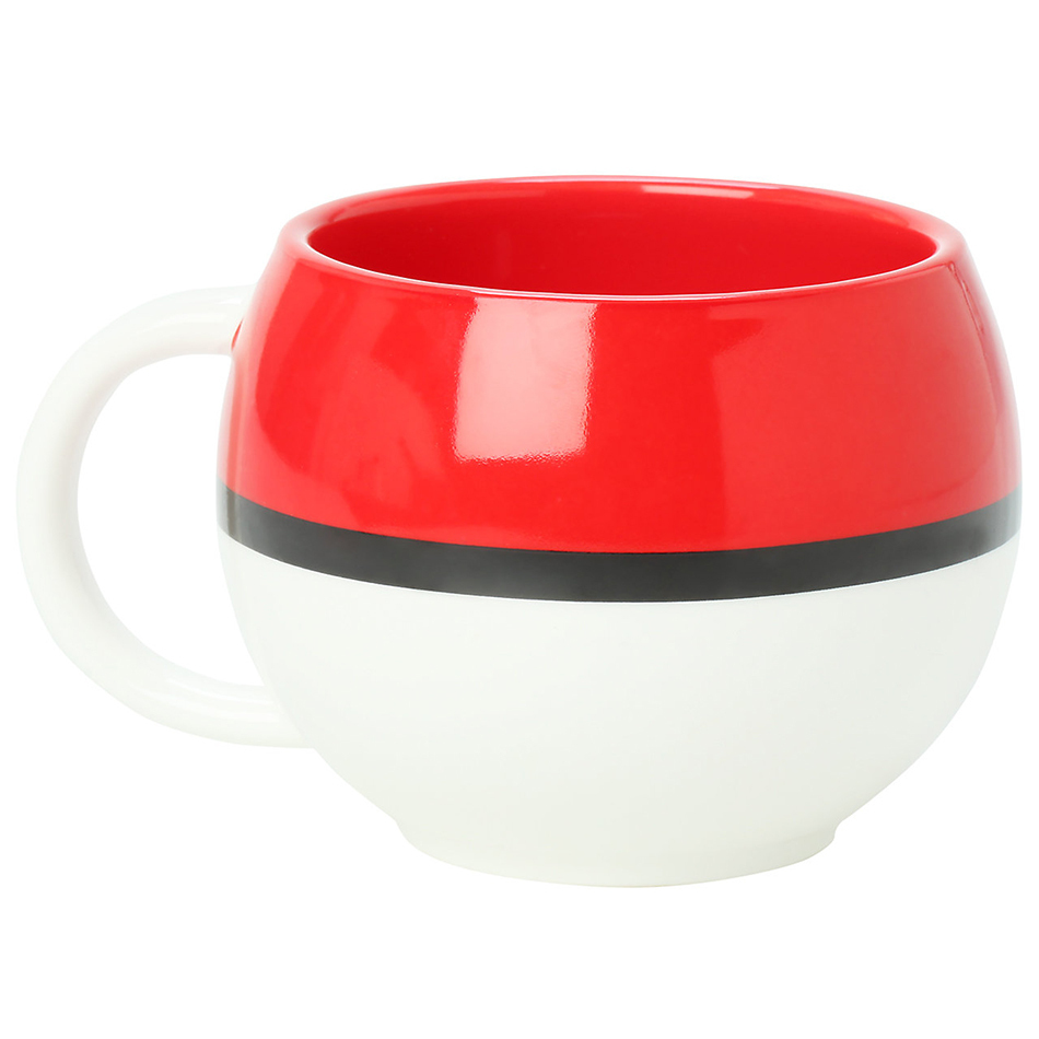 Just Funky Pokemon Go Poke Ball Figural Mug & Coffee Cup