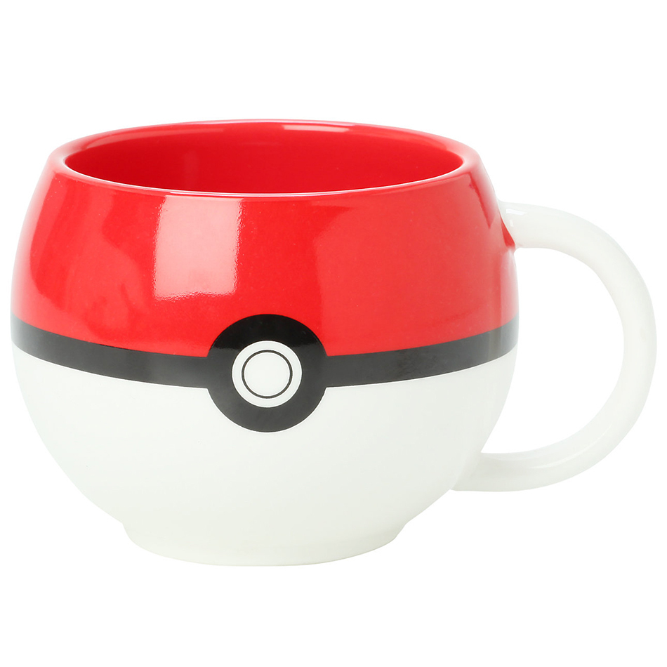 Just Funky Pokemon Go Poke Ball Figural Mug & Coffee Cup