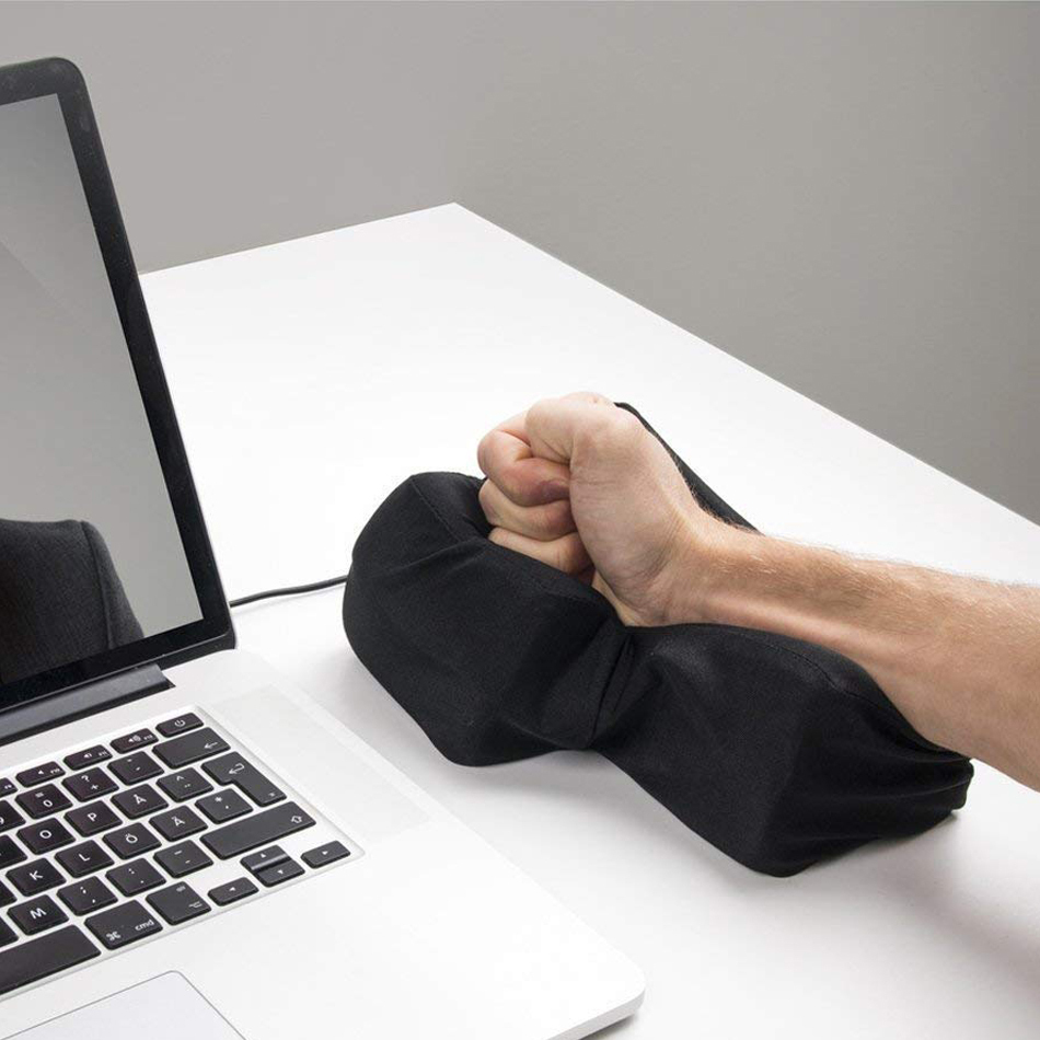 USB Big Enter Key Anti Stress Desktop Pillow Punch Bag