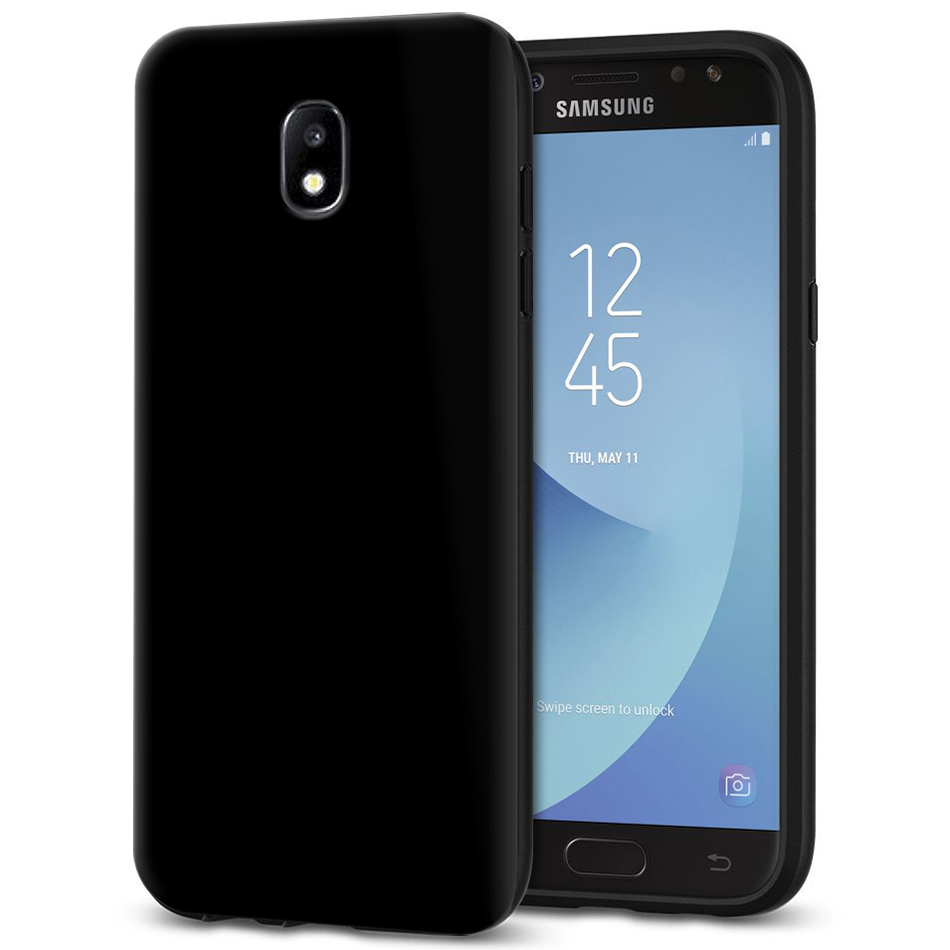 Flexi Slim Gel Case for Samsung Galaxy J5 Pro (Black)