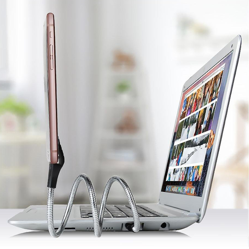 Heavy Duty Durable Metal Micro USB Charging Cable Holder Stand