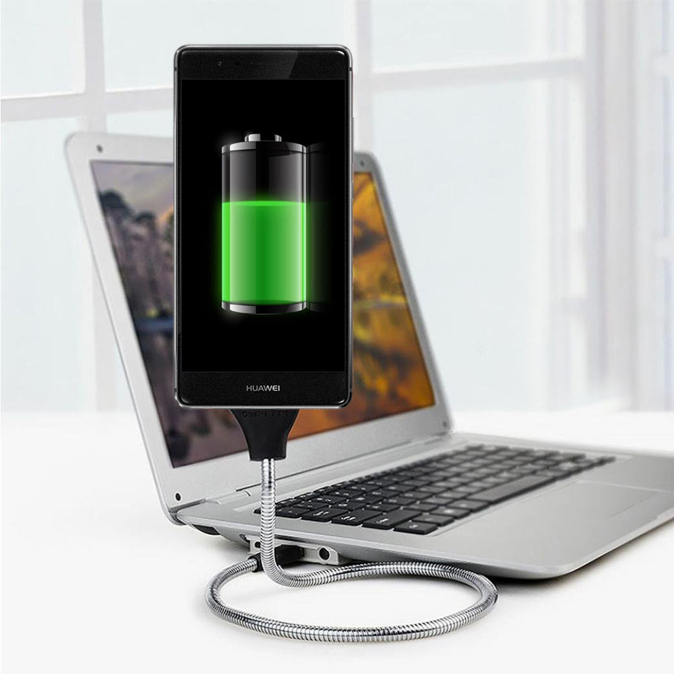 Heavy Duty Durable Metal Micro USB Charging Cable Holder Stand