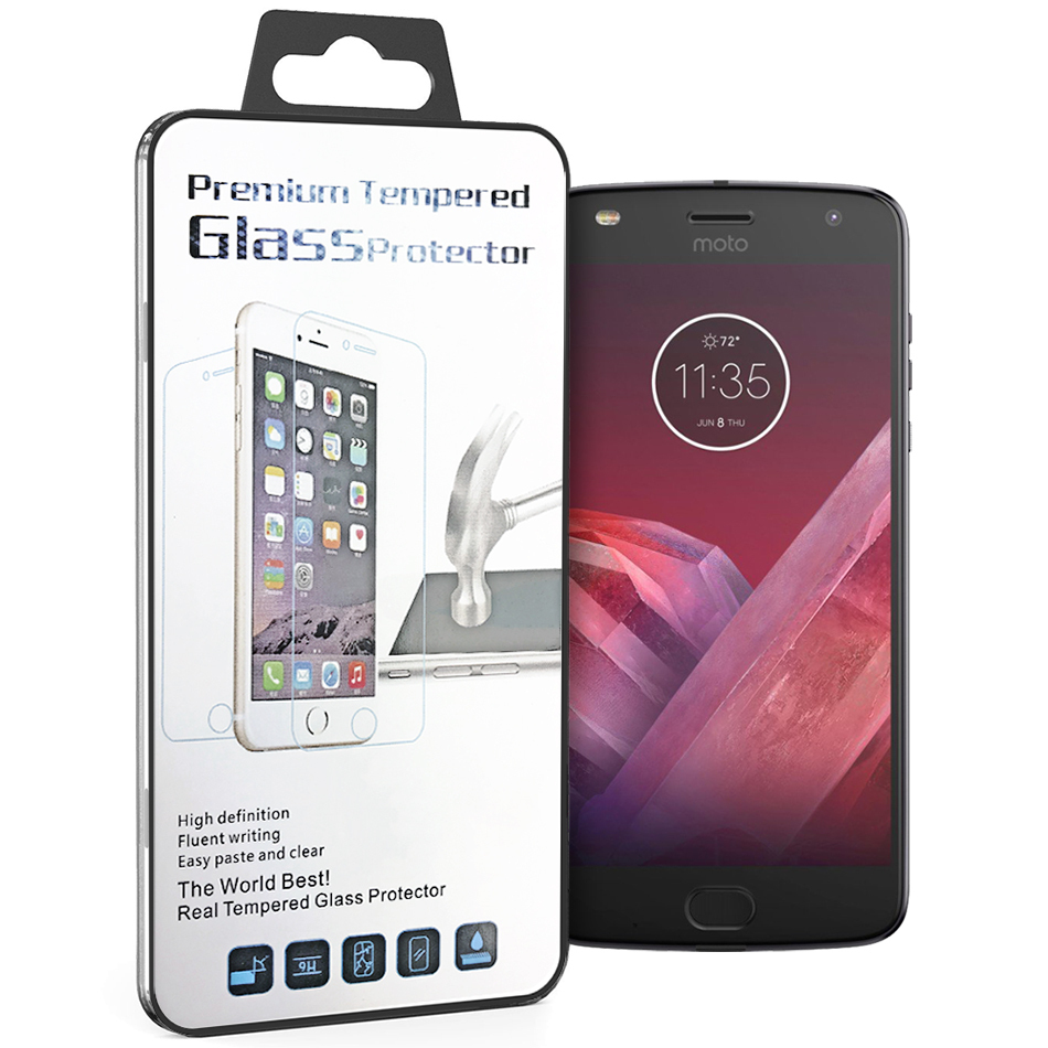 9H Tempered Glass Screen Protector - Motorola Moto Z2 Play