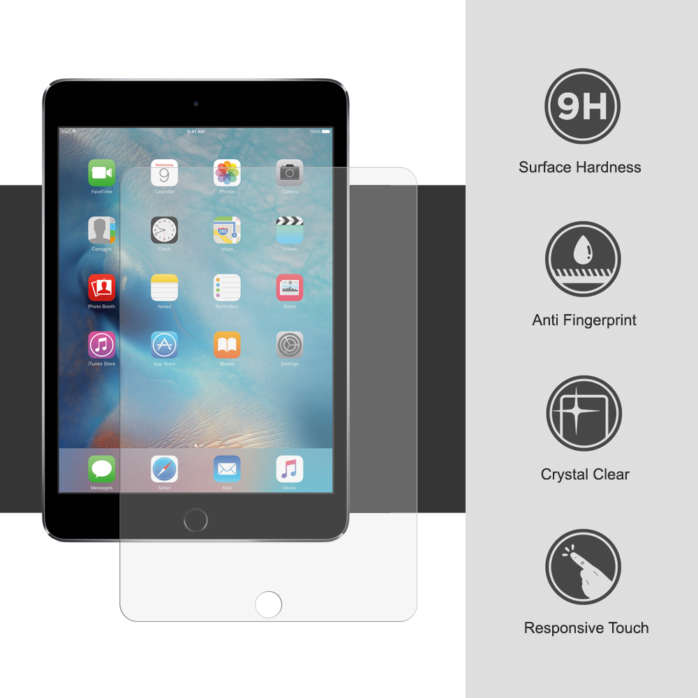9H Tempered Glass Screen Protector - Apple iPad Mini 5 / Mini 4