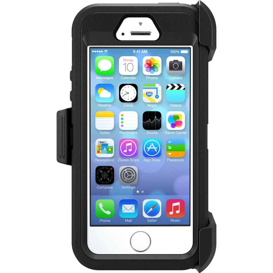 OtterBox Defender Case for Apple iPhone 5s / SE (Black)