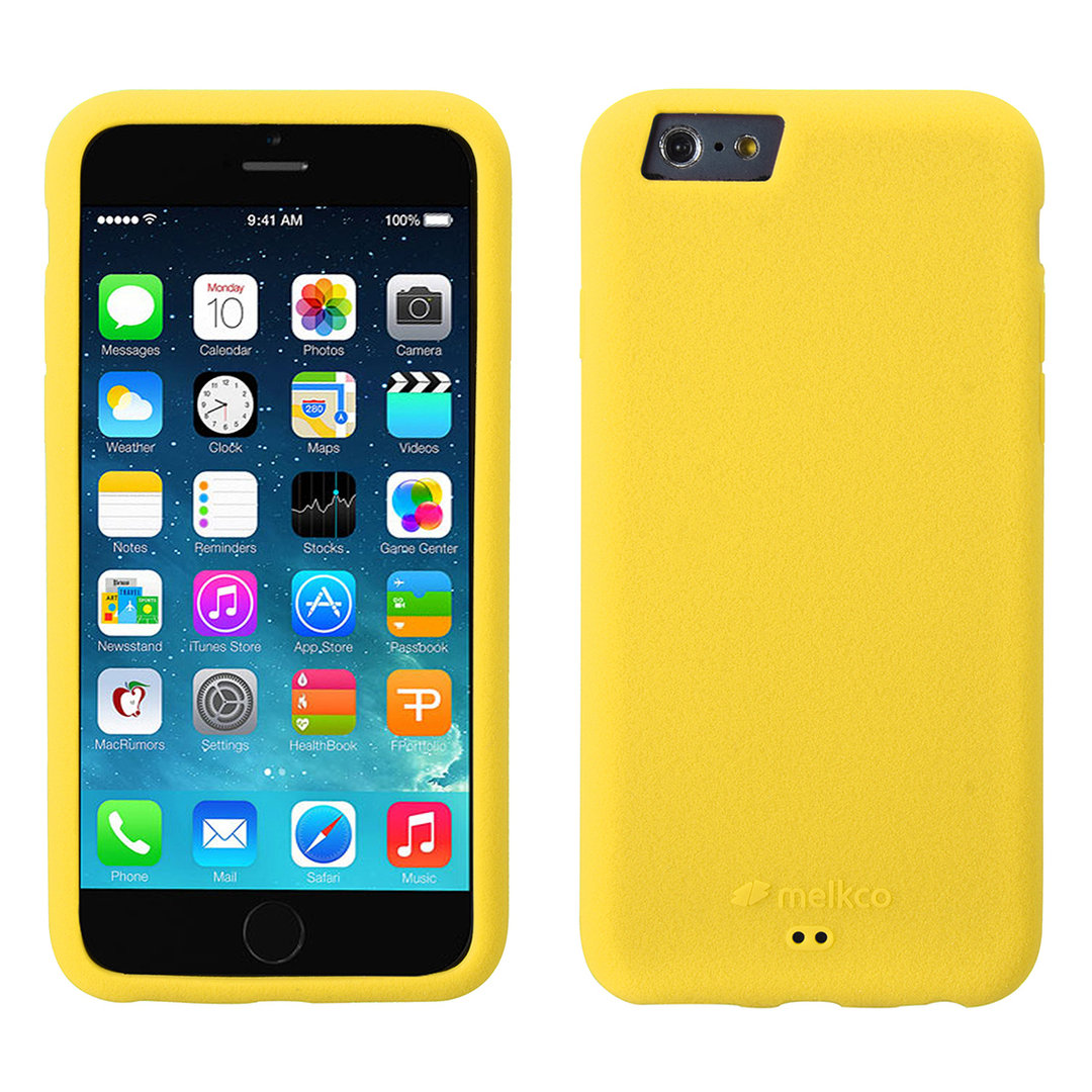 Melkco Silikonovy Case & Wrist Strap - iPhone 6s (Yellow)