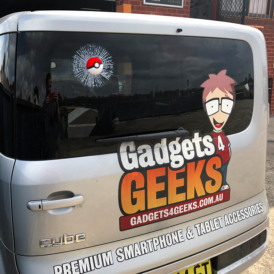 Pokemon Go 3D Poke Ball Car Window Decal Sticker