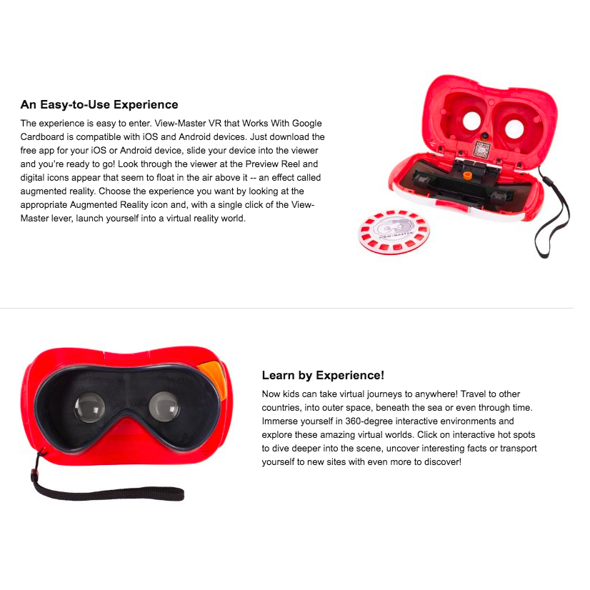 Mattel View-Master VR Virtual Reality Starter Pack