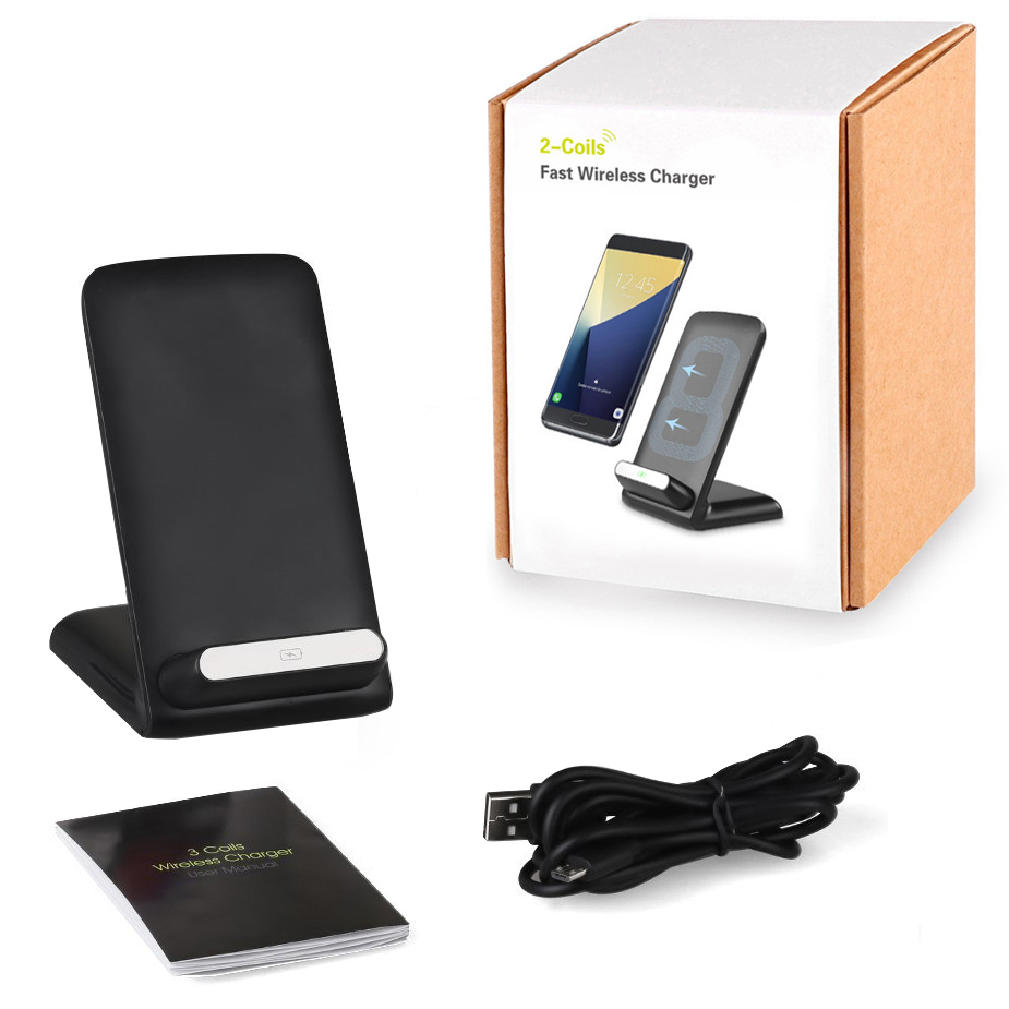 10W Qi Fast Wireless Charging Stand for Samsung Galaxy S8+