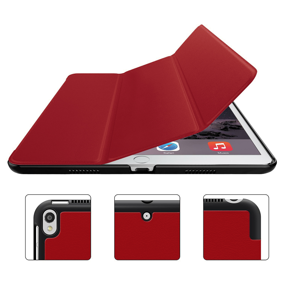 Trifold Smart Case for Apple iPad Air 3 / Pro (10.5-inch) - Red
