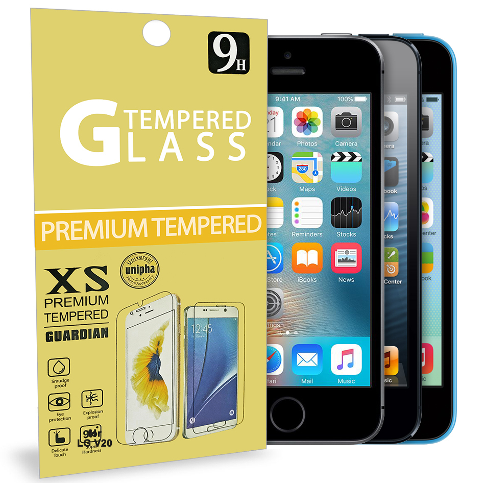 9H Tempered Glass Screen Protector for Apple iPhone 5s / SE