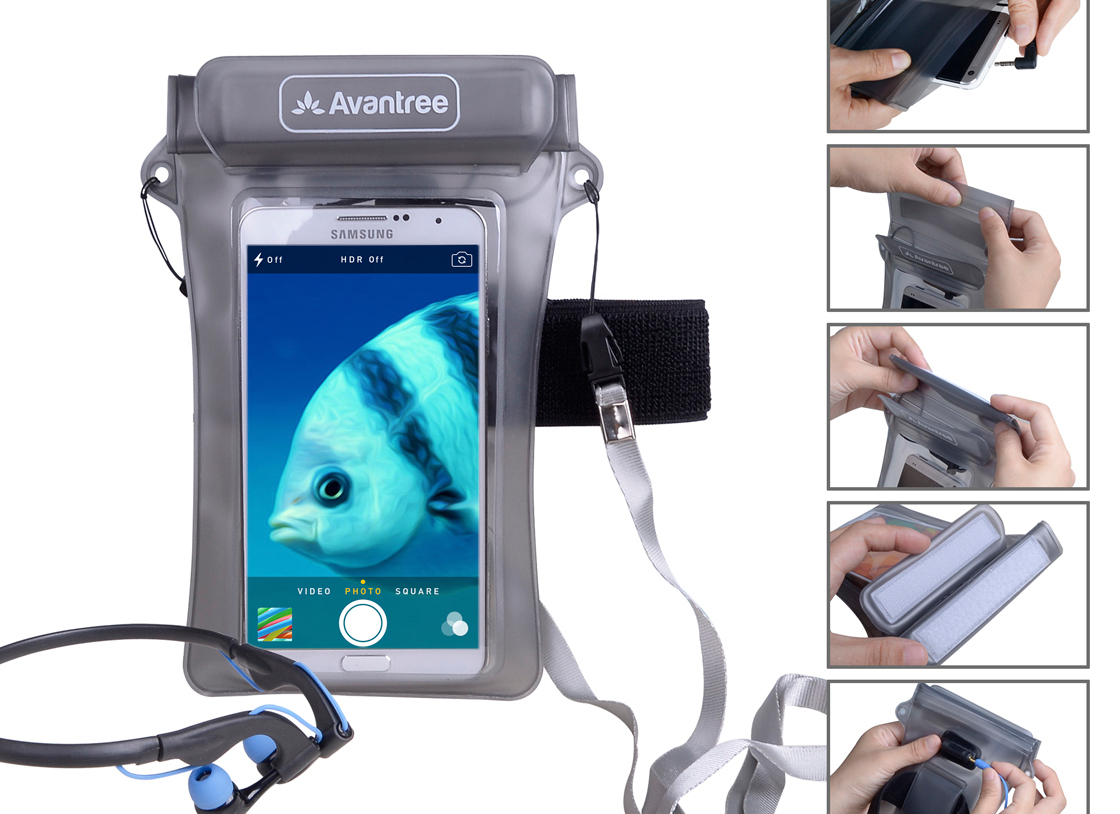 Avantree Seal Waterproof Case (IPX7 Bag) for Mobile Phones
