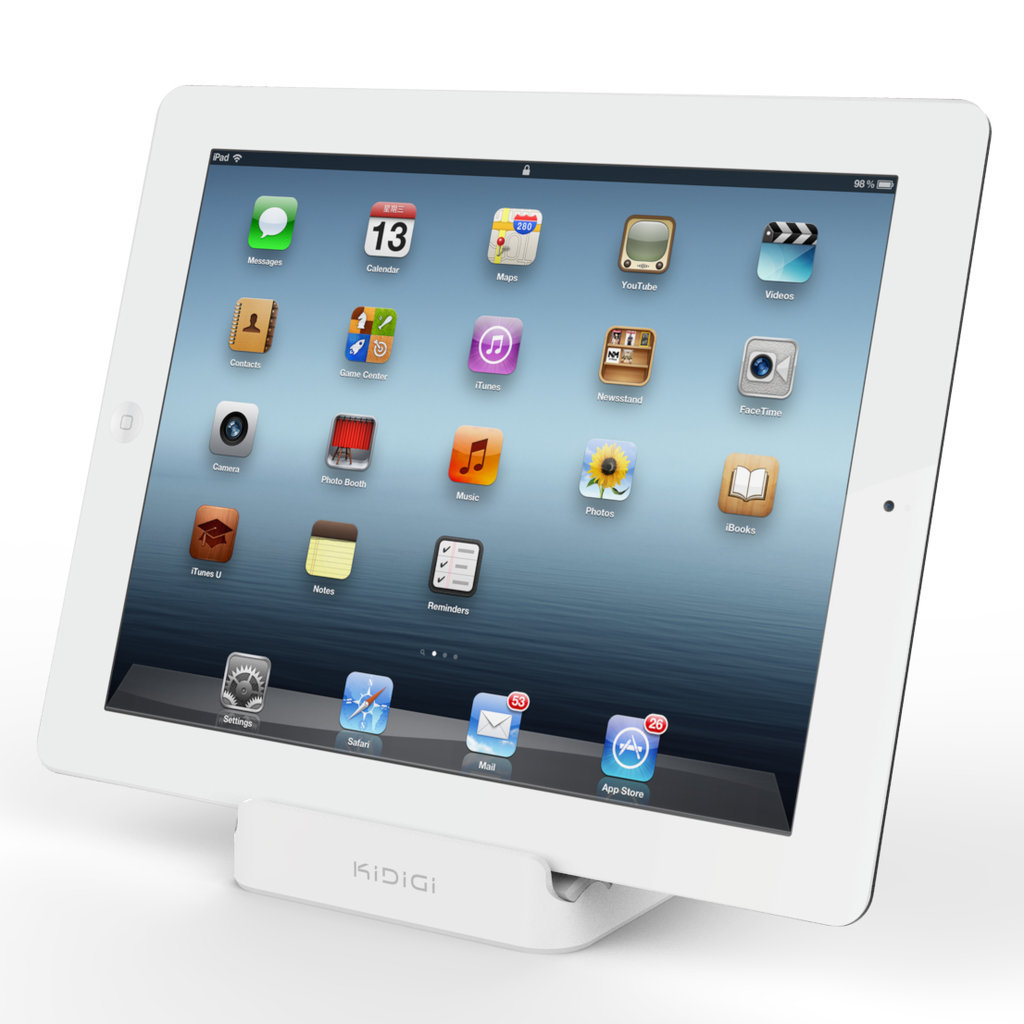 Kidigi 2.4A Charge & Sync Dock - Apple iPad Air 2 (White)