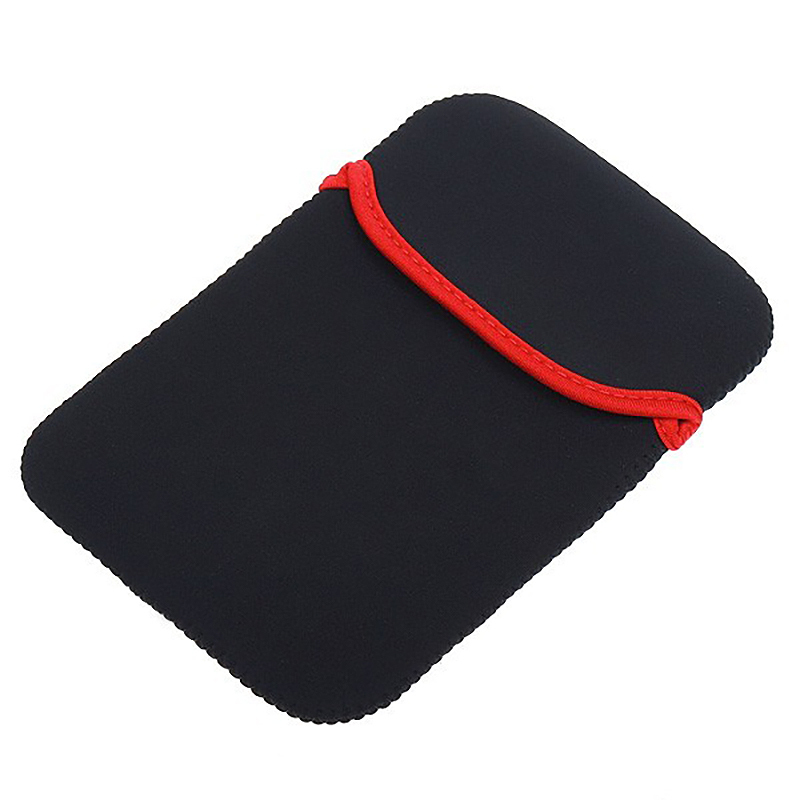 Neoprene 8" Tablet Sleeve Bag & Carry Pouch Case (Black)