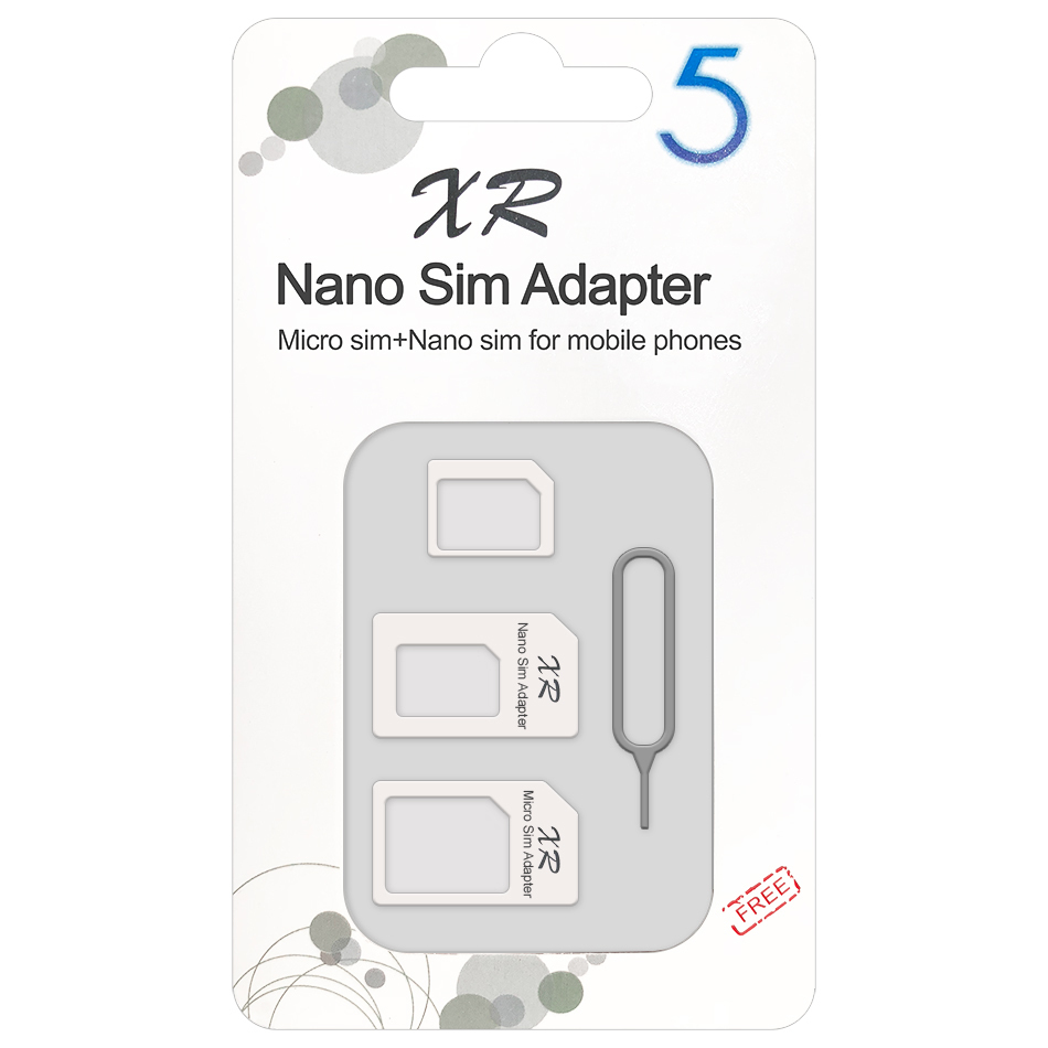 XR 3-in-1 Nano SIM / Micro SIM / SIM Card Adapter