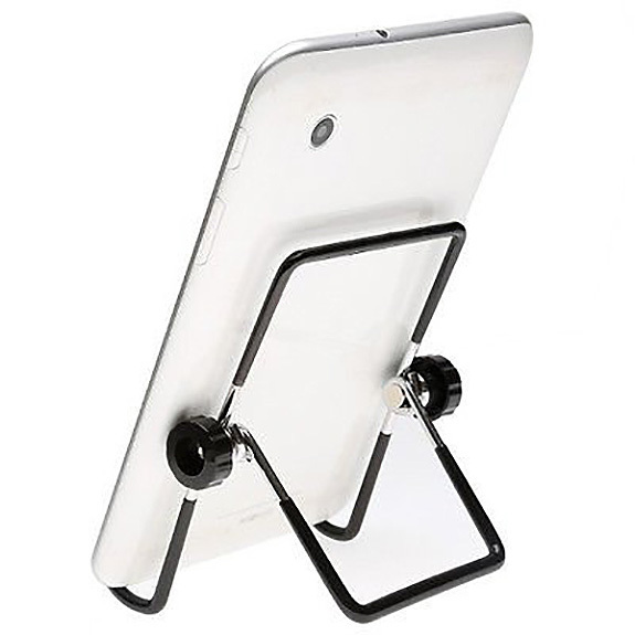 Multi-Angle Metal Frame Desk Stand for Tablets (Black)