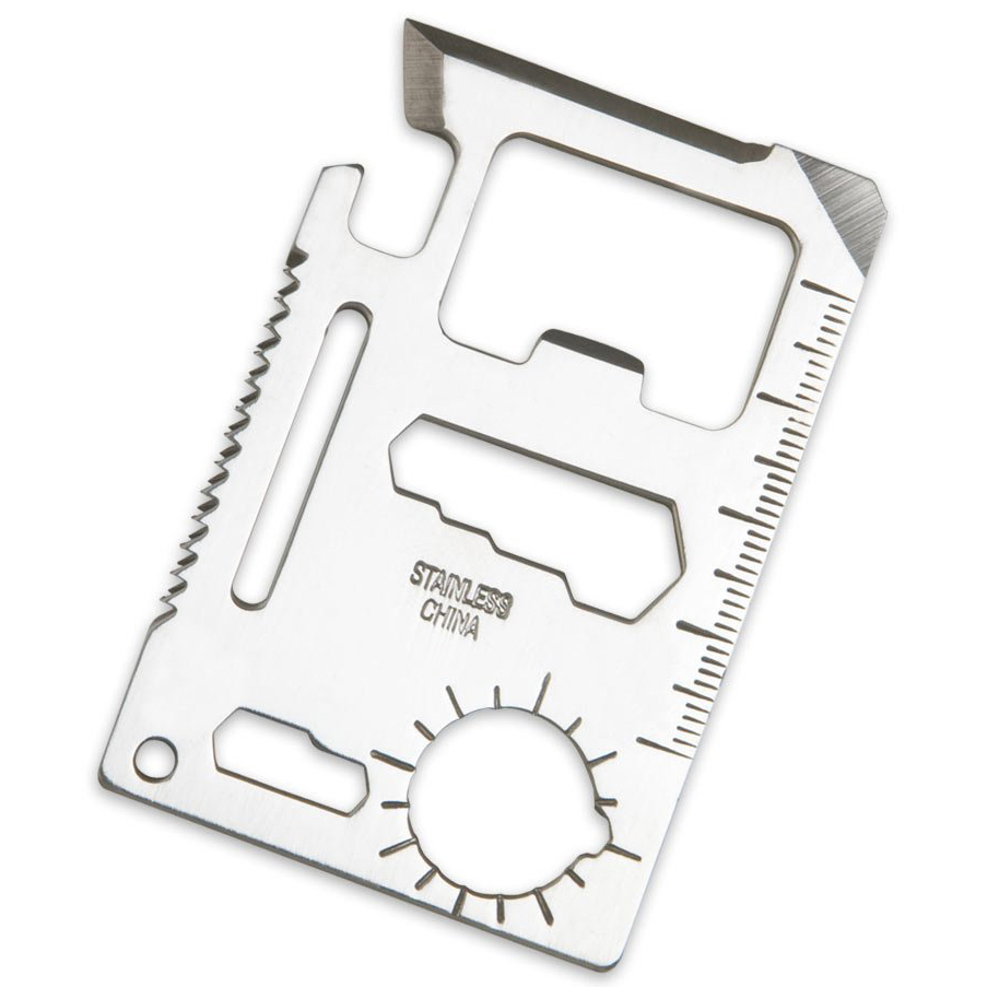 Multifunction Stainless Steel Credit Card Pocket Tool