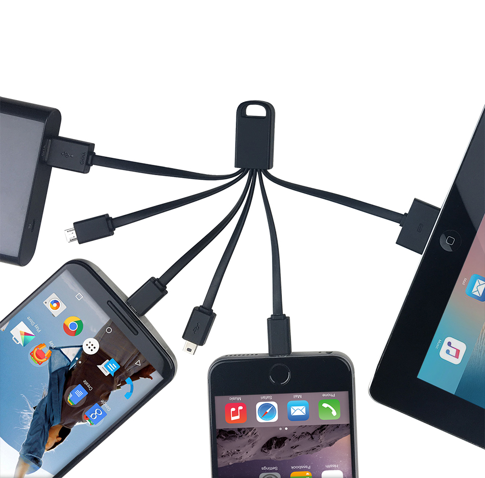 Multi Charge USB Cable - Micro / 30-Pin / Lightning / Mini