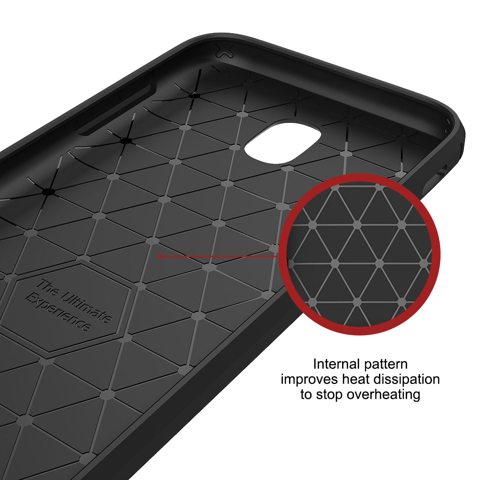 Flexi Carbon Fibre Tough Case - Samsung Galaxy J5 Pro (Black)