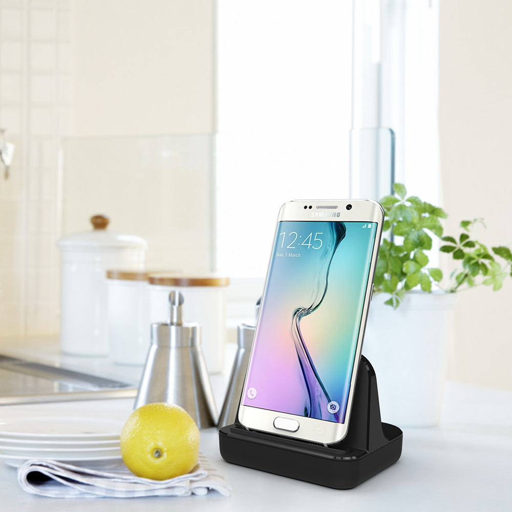 Reversible Micro USB Charging Dock Stand for Mobile Phone