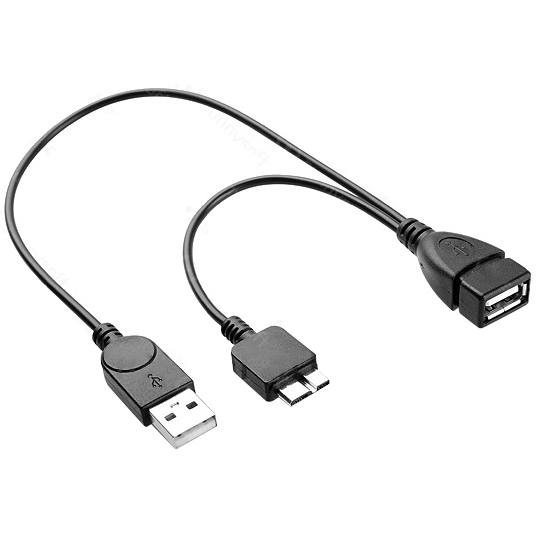 Micro USB 3.0 (Micro-B) OTG Cable Adapter for Phones / Tablet