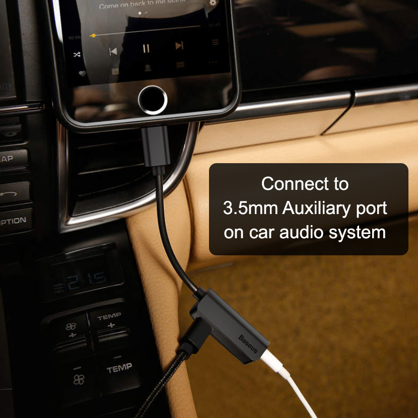 Lightning to 3.5mm Headphone Jack Audio Adapter for iPhone / iPad