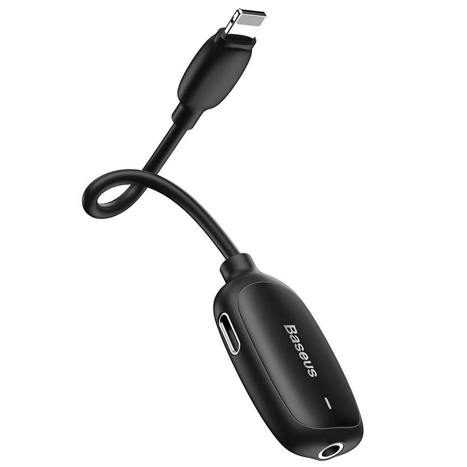 Lightning to Headphone Audio DAC Charging Adapter for iPhone iPad