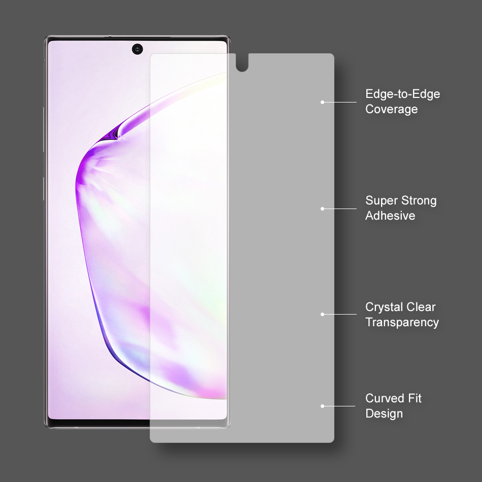 Full Coverage TPU Screen Protector for Samsung Galaxy Note 10+