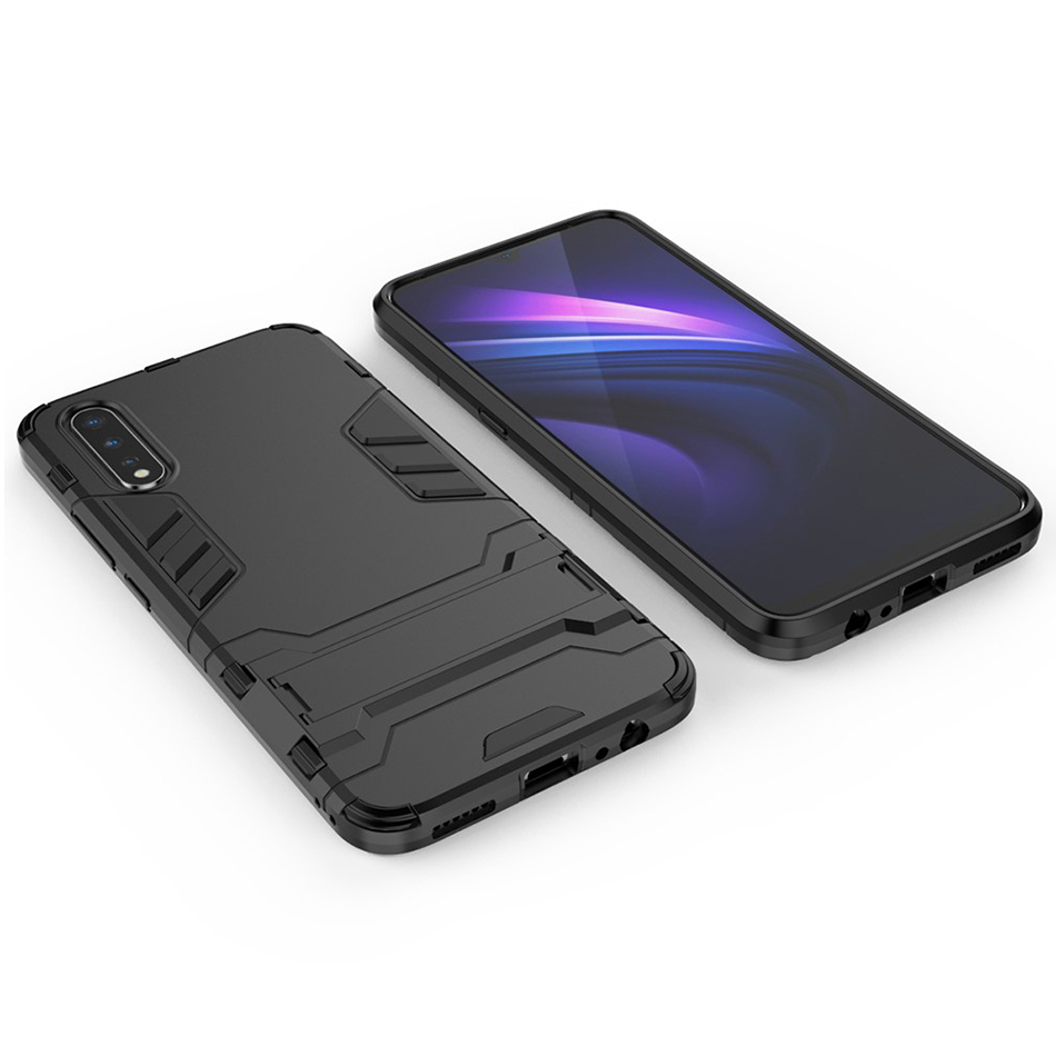 Slim Armour Tough Shockproof Case for Vivo S1 (Black)