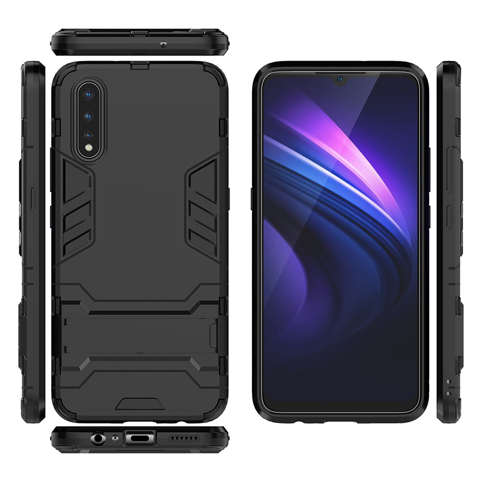 Slim Armour Tough Shockproof Case For Vivo S Black