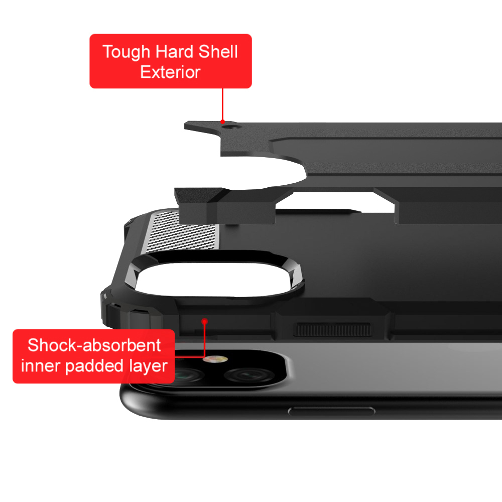 Military Defender Shockproof Case for Apple iPhone 11 (Black)