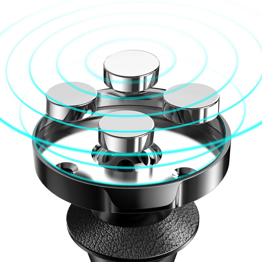 Baseus Small Ears Leather Magnetic Air Vent Car Mount Holder