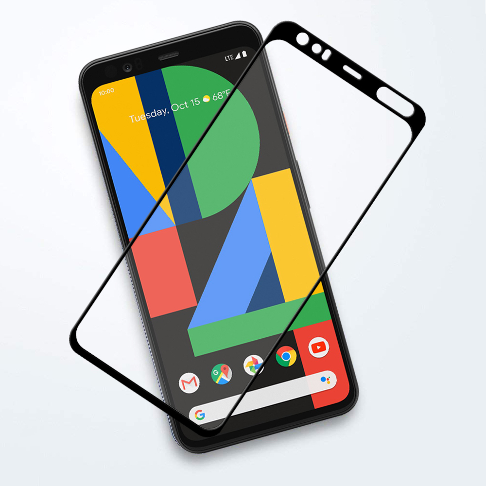 Full Tempered Glass Screen Protector for Pixel 4 XL (Black)