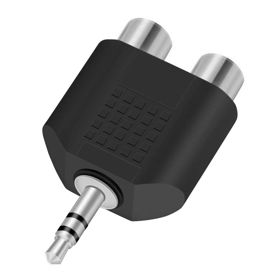 3.5mm Auxiliary Jack to RCA (Female) Audio Adapter