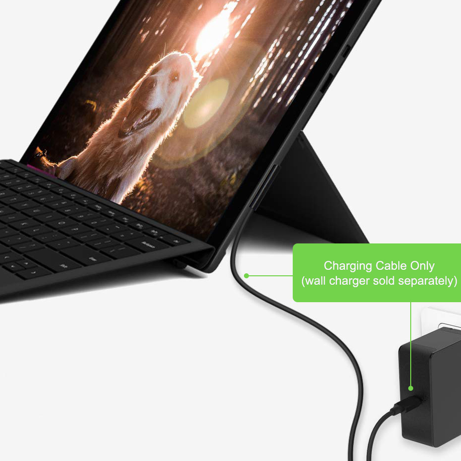 USB Type-C Charging Cable for Microsoft Surface Pro / Book / Go