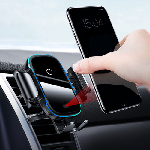 Baseus 15W Fast Wireless Charger / IR Sensor Clamp / Car Mount