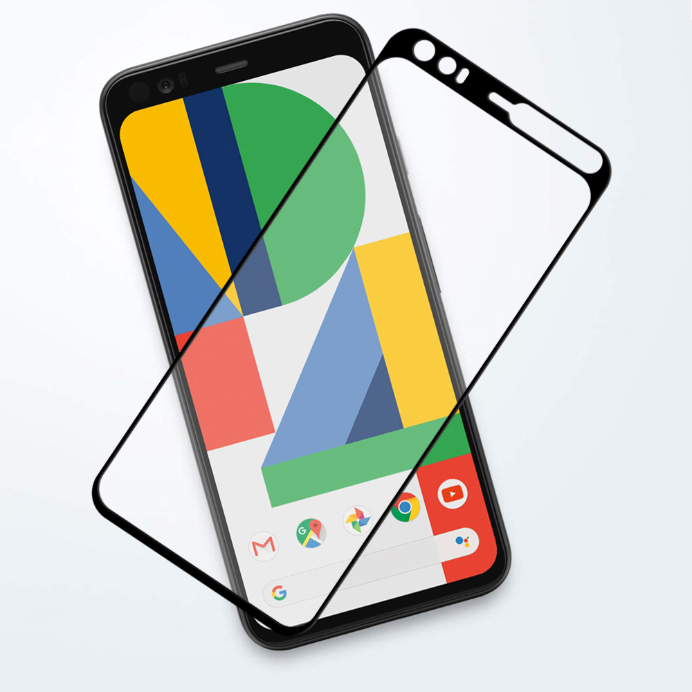 Full Coverage Tempered Glass Screen Protector for Google Pixel 4