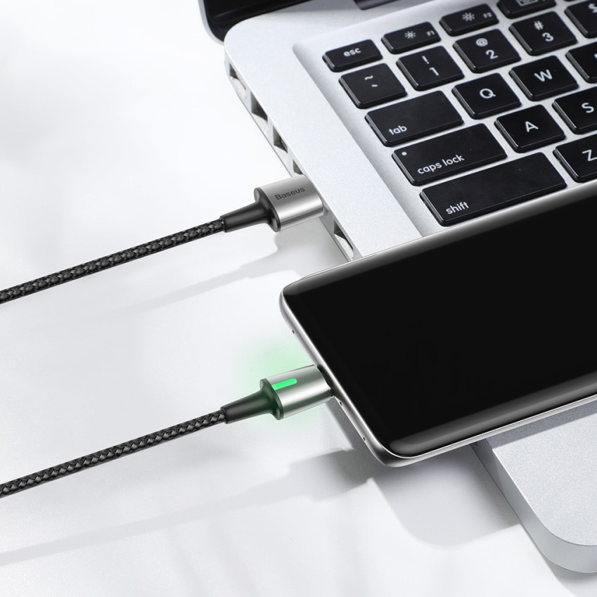 Baseus 3A Detachable Magnetic USB Type-C Cable for Phone / Tablet
