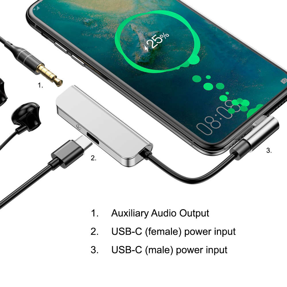 Baseus USB Type-C to 3.5mm Headphone Jack / Audio DAC Cable