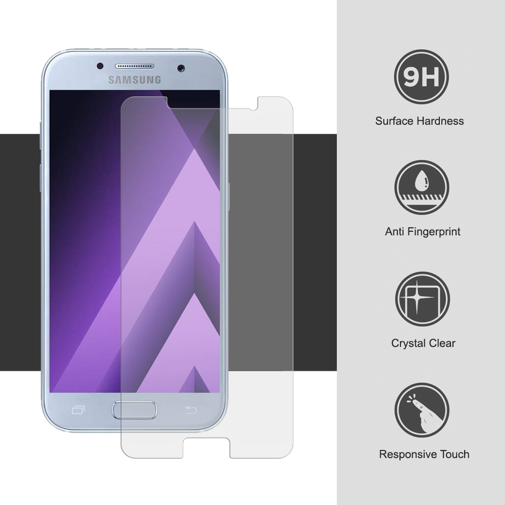 9H Tempered Glass Screen Protector - Samsung Galaxy A3 (2017)