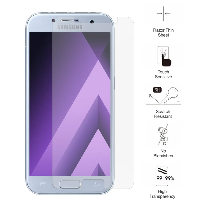 9H Tempered Glass Screen Protector - Samsung Galaxy A3 (2017)