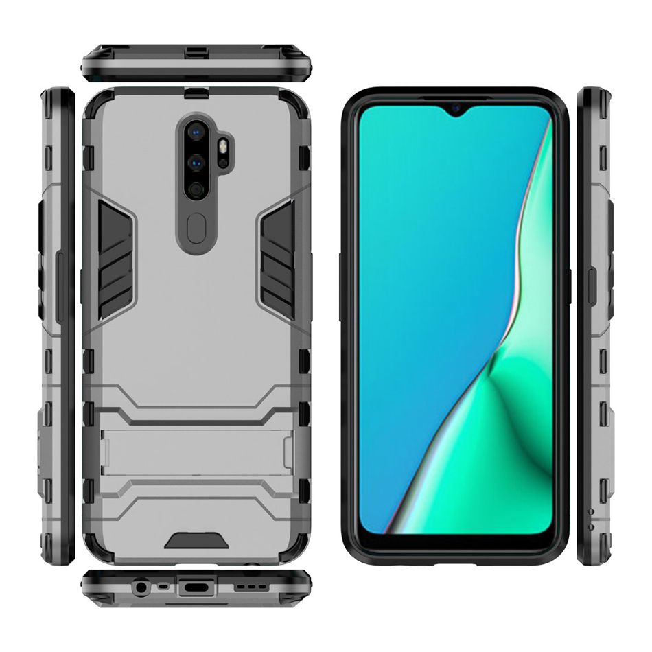 Slim Armour Shockproof Case for Oppo A5 / A9 2020 (Grey)