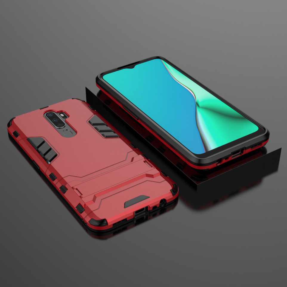 Slim Armour Shockproof Case for Oppo A5 / A9 2020 (Red)