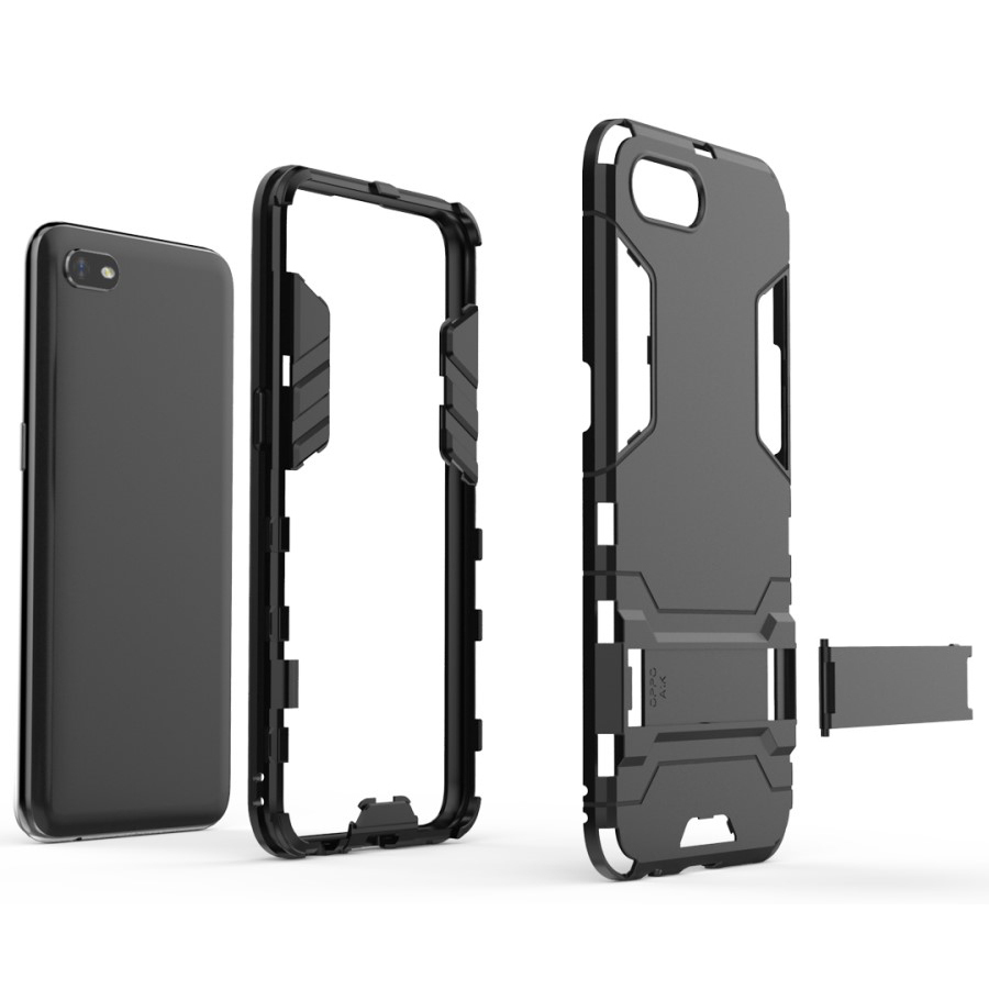 Slim Armour Tough Shockproof Case for realme C2 (Black)