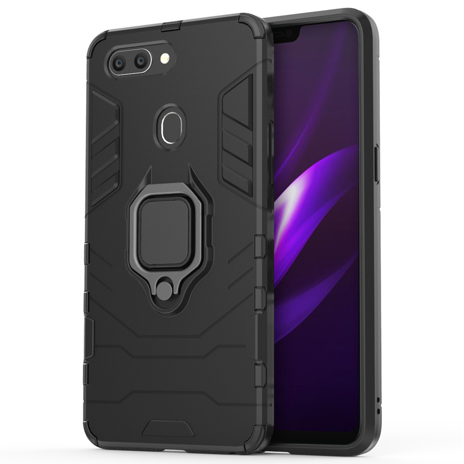 Slim Armour Tough Shockproof Case for Oppo R15 (Black)