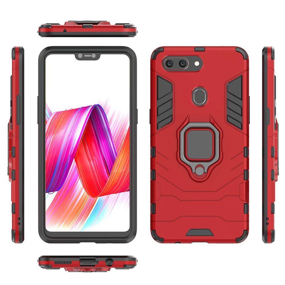 Slim Armour Tough Shockproof Case for Oppo R15 (Red)