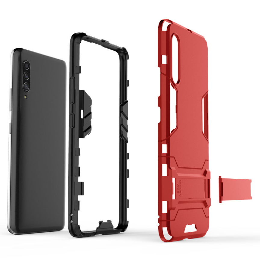 Slim Armour Shockproof Case for Samsung Galaxy A90 5G (Red)