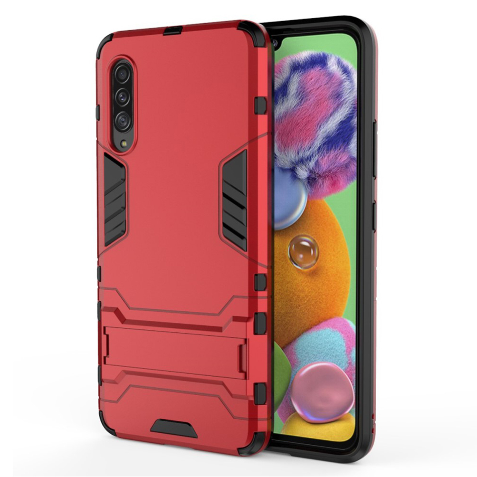 Slim Armour Shockproof Case for Samsung Galaxy A90 5G (Red)